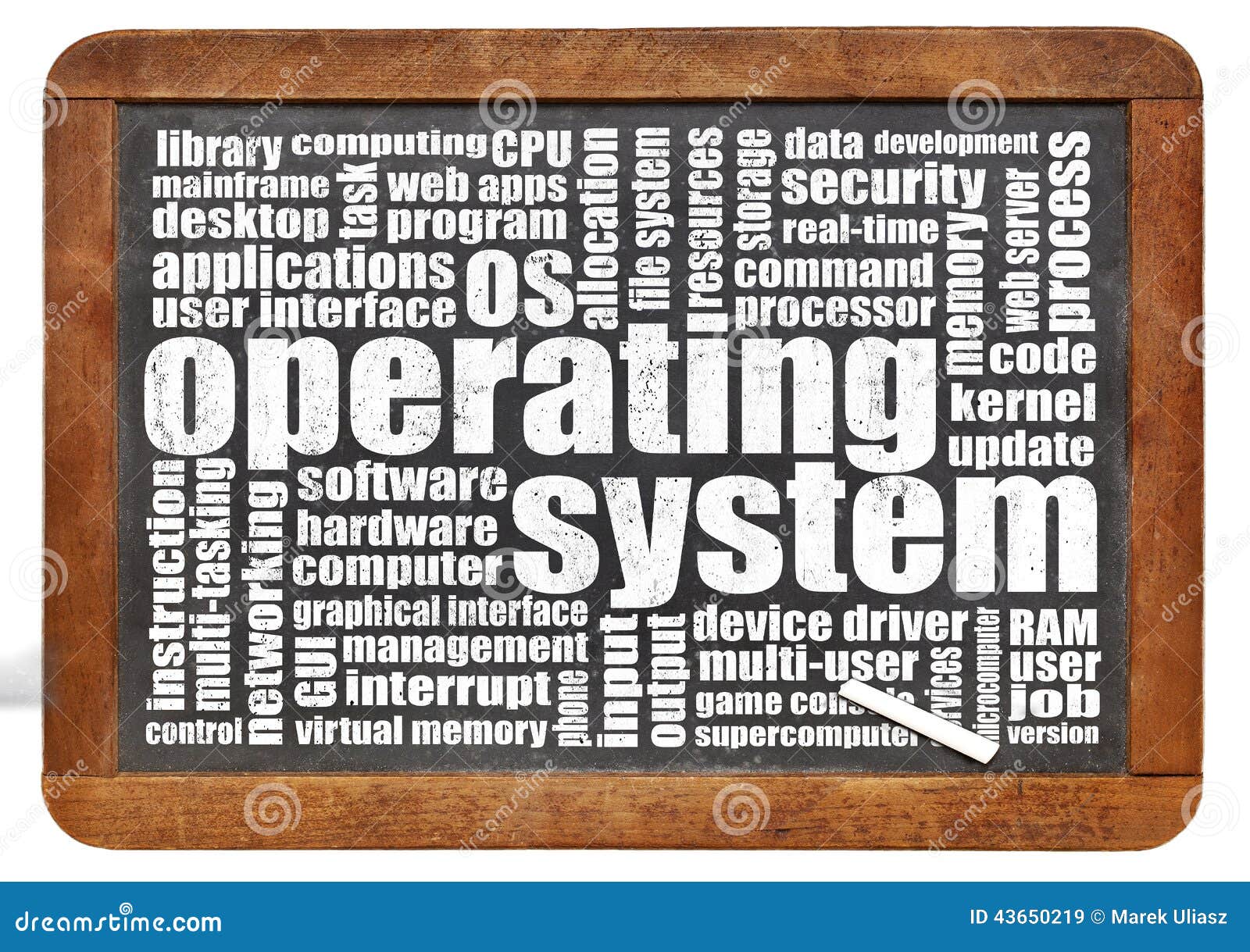 Operating System Word Cloud Stock Image - Image of service, network ...