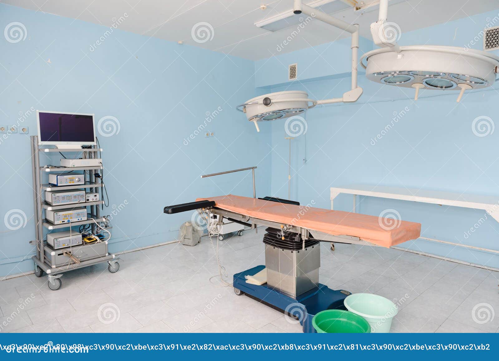 Operating Table. Cabinet for Operations Stock Image - Image of sterile ...