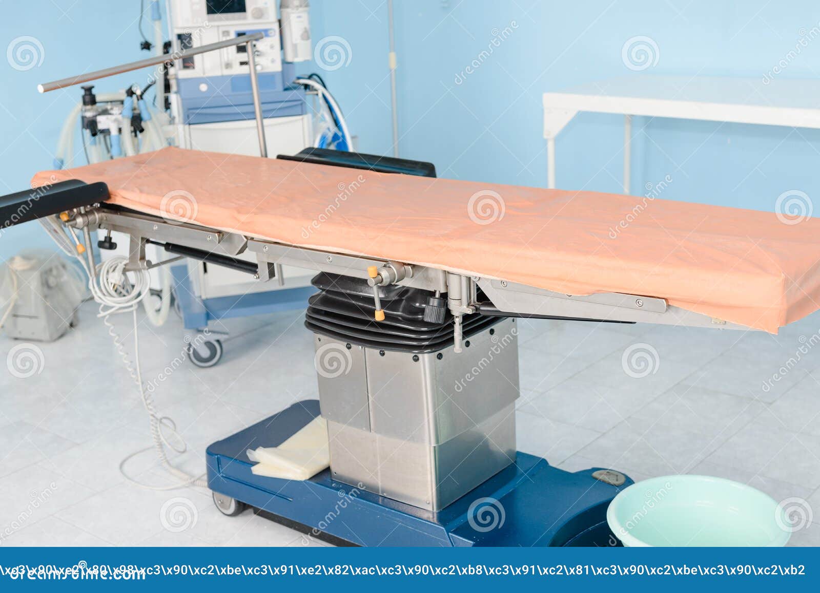 Operating Table. Cabinet for Operations Stock Photo - Image of light ...