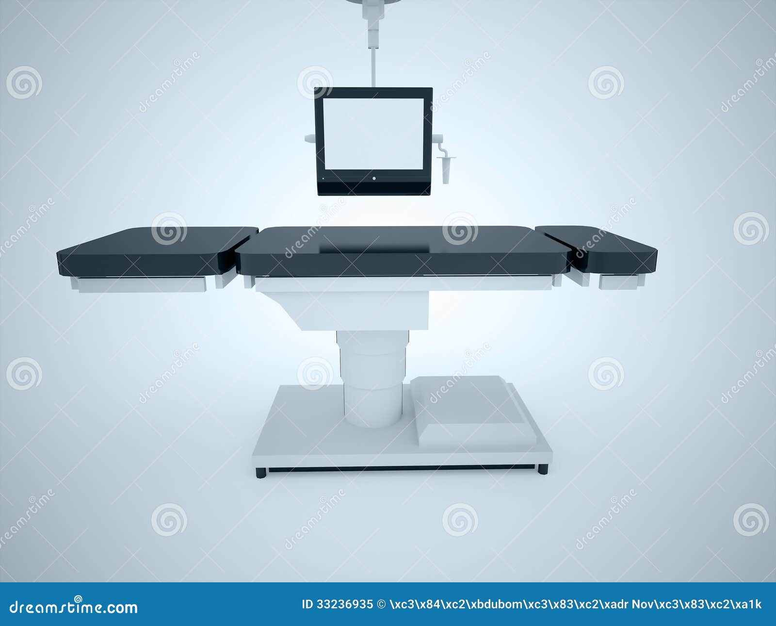 Operating table stock illustration. Illustration of cartoon - 33236935