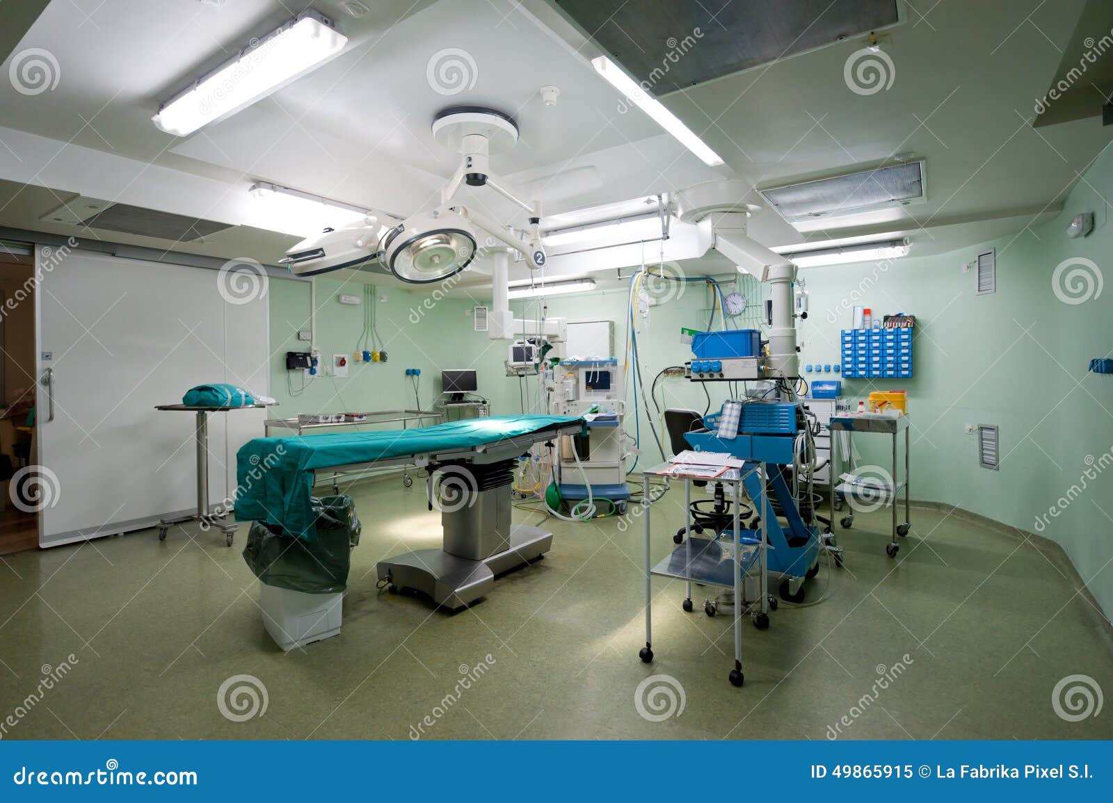 Operating theater stock image. Image of operating, hospital - 49865915