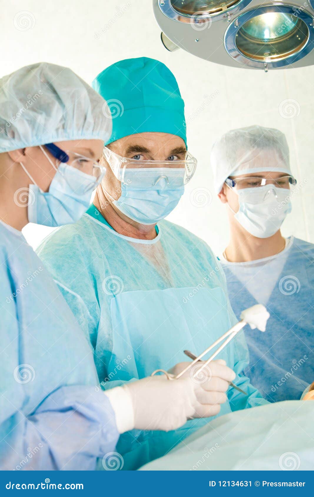 During operation stock image. Image of male, female, looking - 12134631