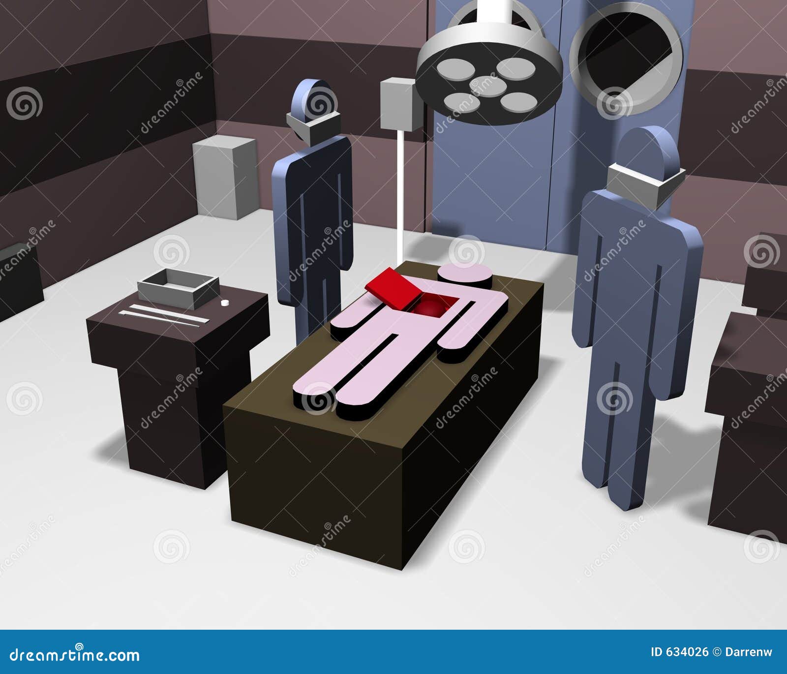 Operation Theatre Vector Illustration | CartoonDealer.com #13436114