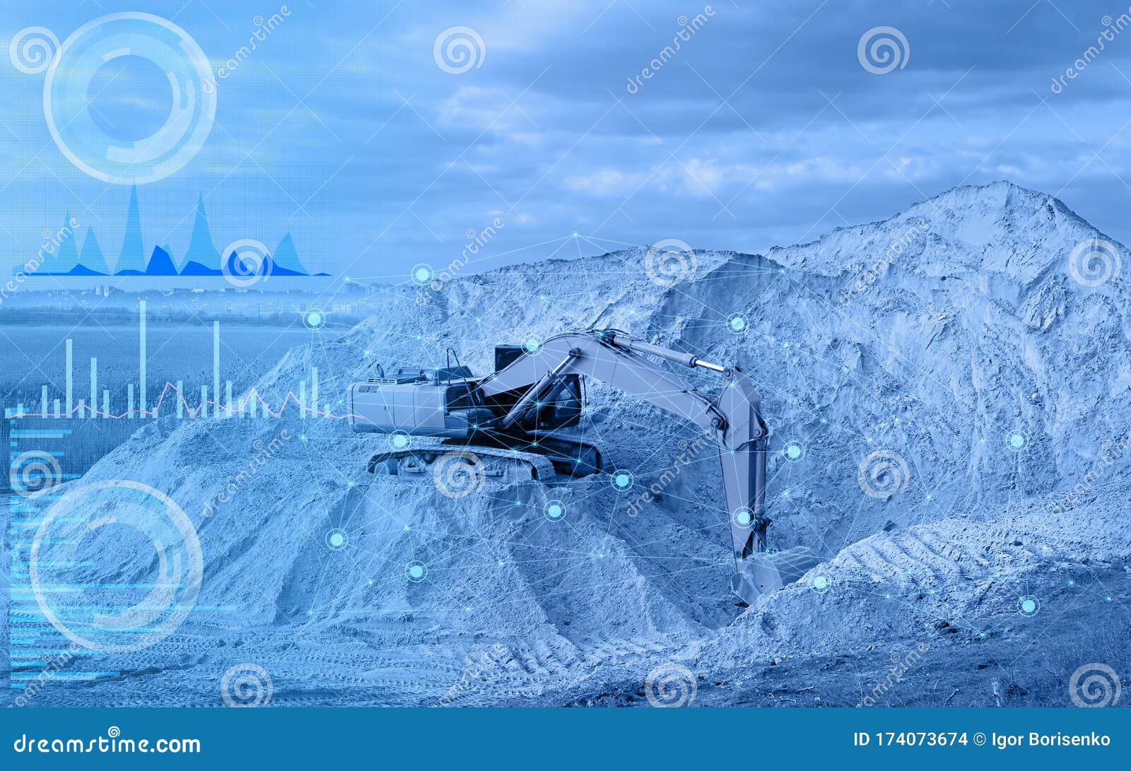 Operation of an Excavator without Human Intervention, Remote Control ...