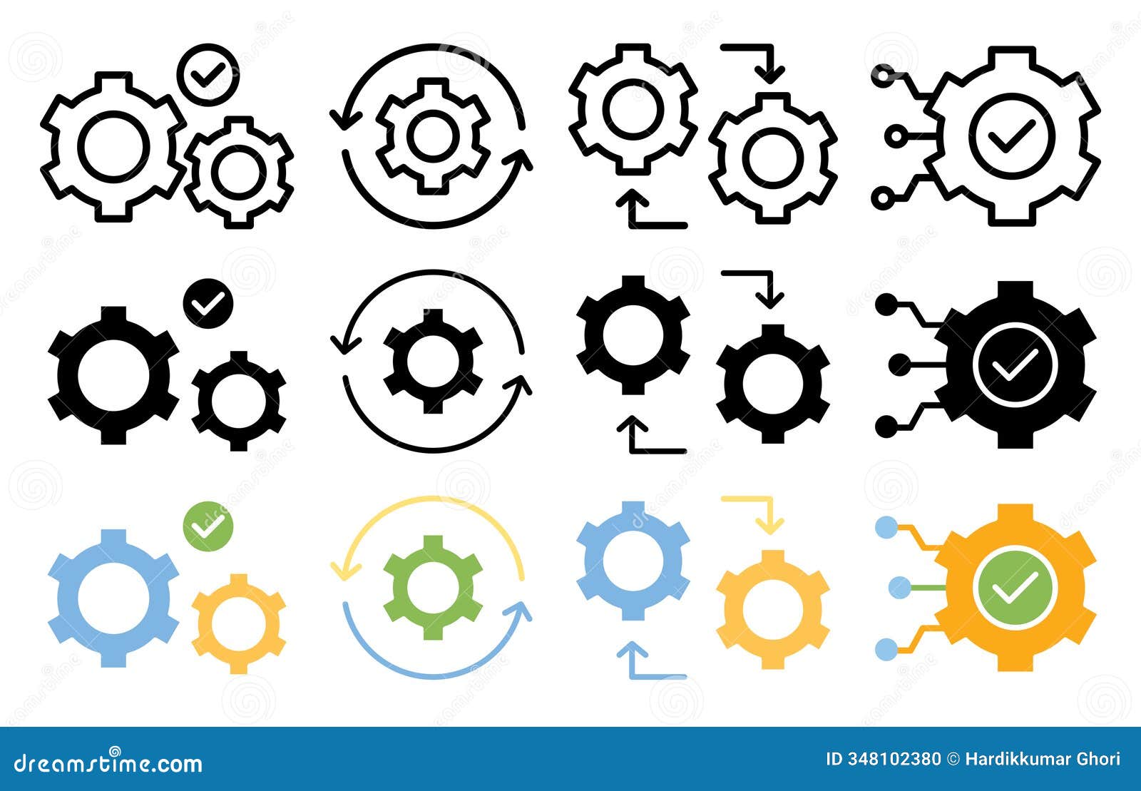 Operation icon vector stock illustration. Illustration of line - 348102380