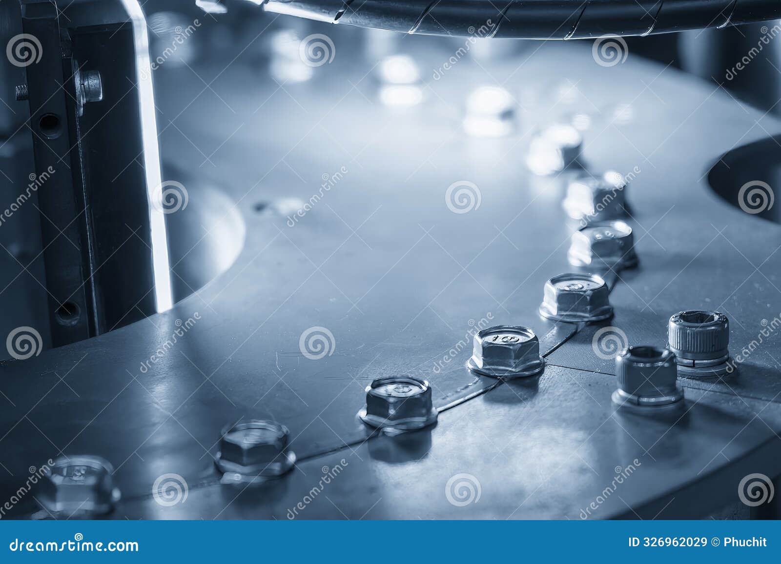 The Operation of Optical Inspection Machine in the Light Blue Scene ...