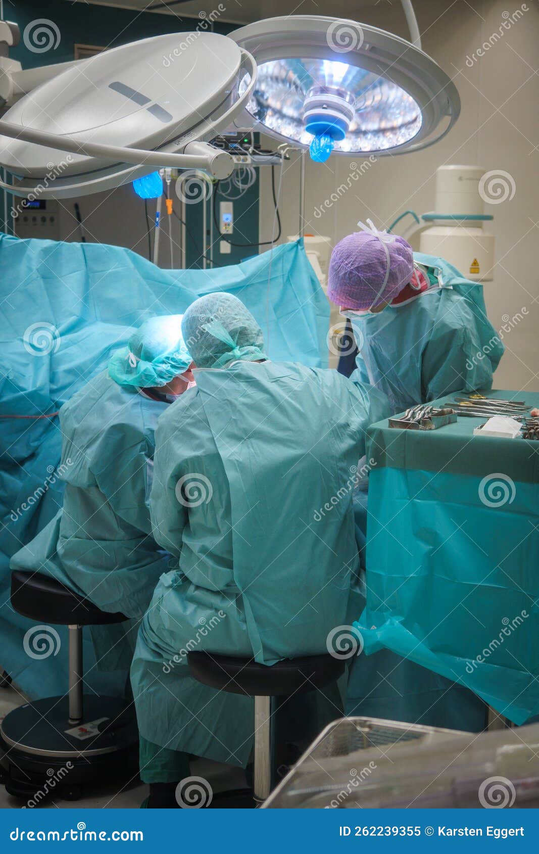 An Operation is Performed in an Operating Room Stock Image - Image of ...