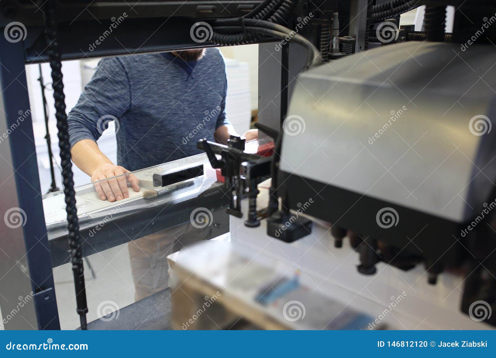 Operation of the Printing Machine. the Printer Supports the Control ...