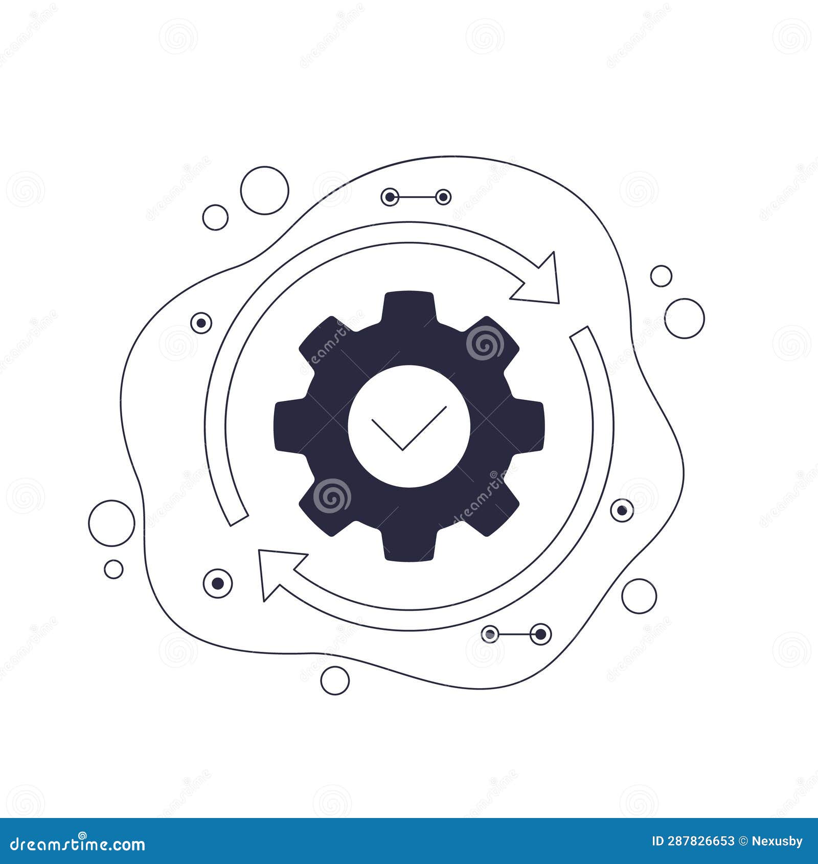 Operational Efficiency Minimal Illustration Stock Illustrations – 2 ...