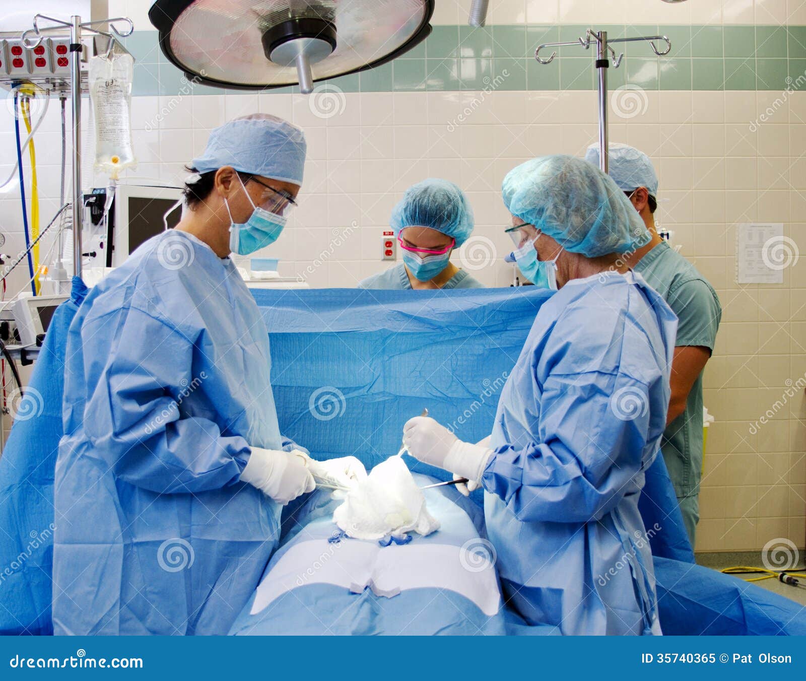 Operation in progress stock image. Image of gloves, surgical - 35740365