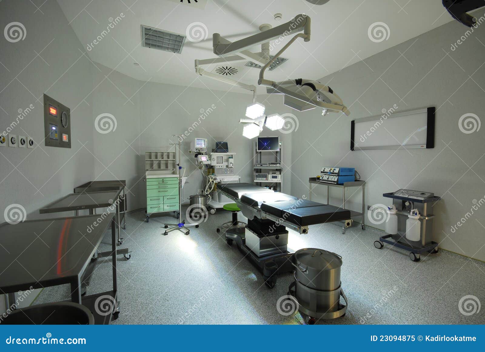 Operation room stock image. Image of green, instruments - 23094875
