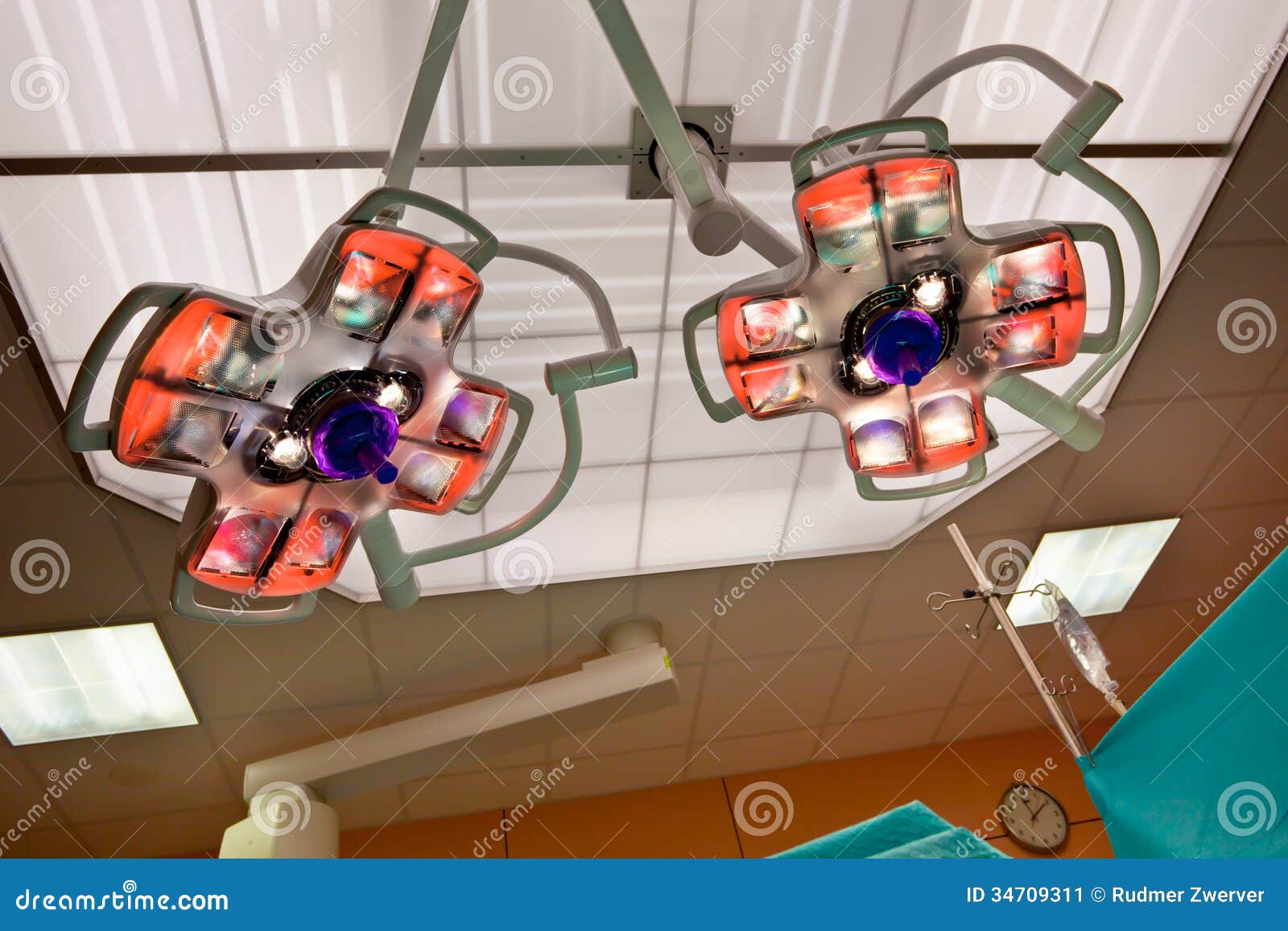 Operation Room Lights stock image. Image of rooms, operating - 34709311
