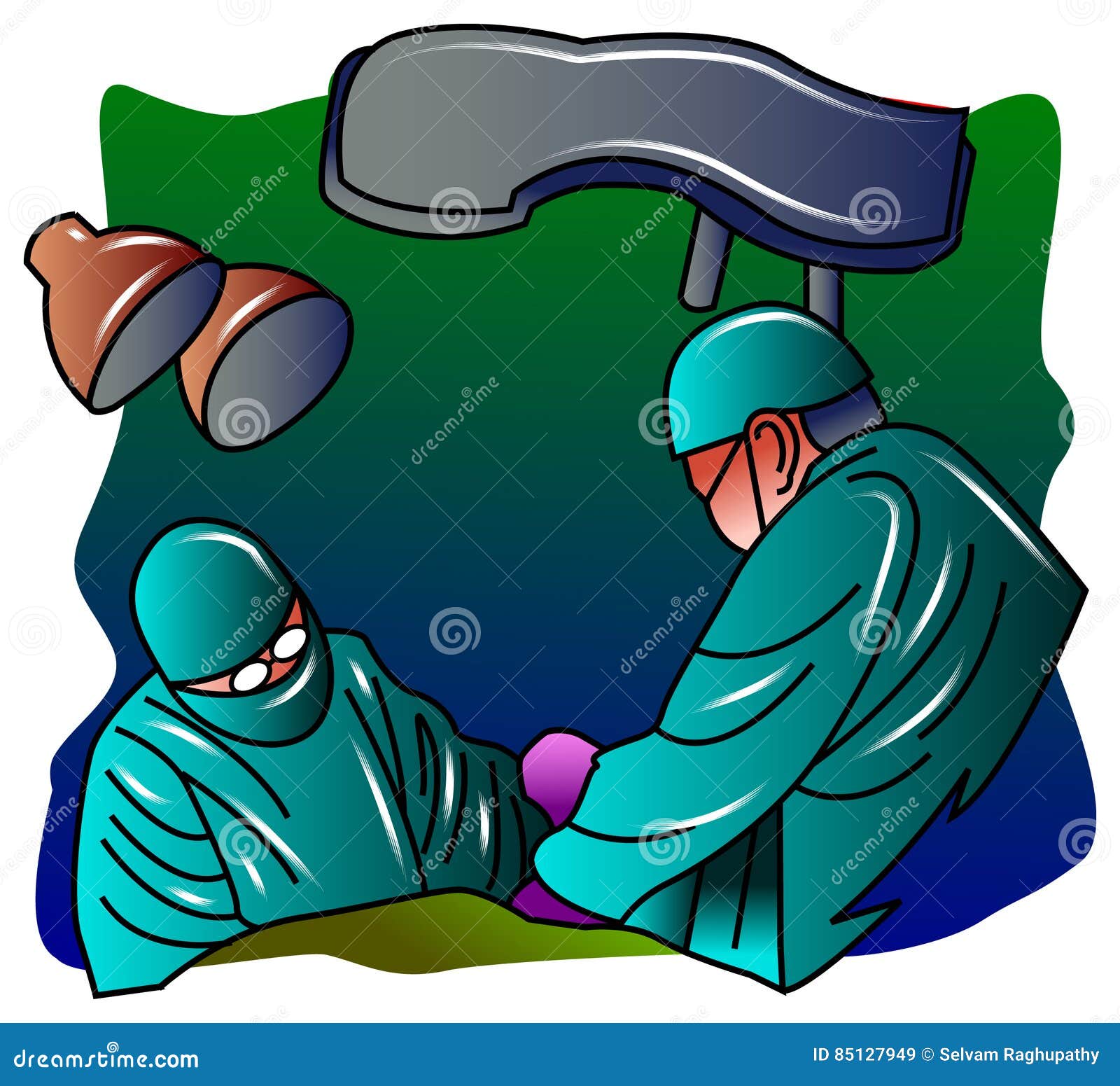 Operation theatre stock vector. Illustration of light - 85127949