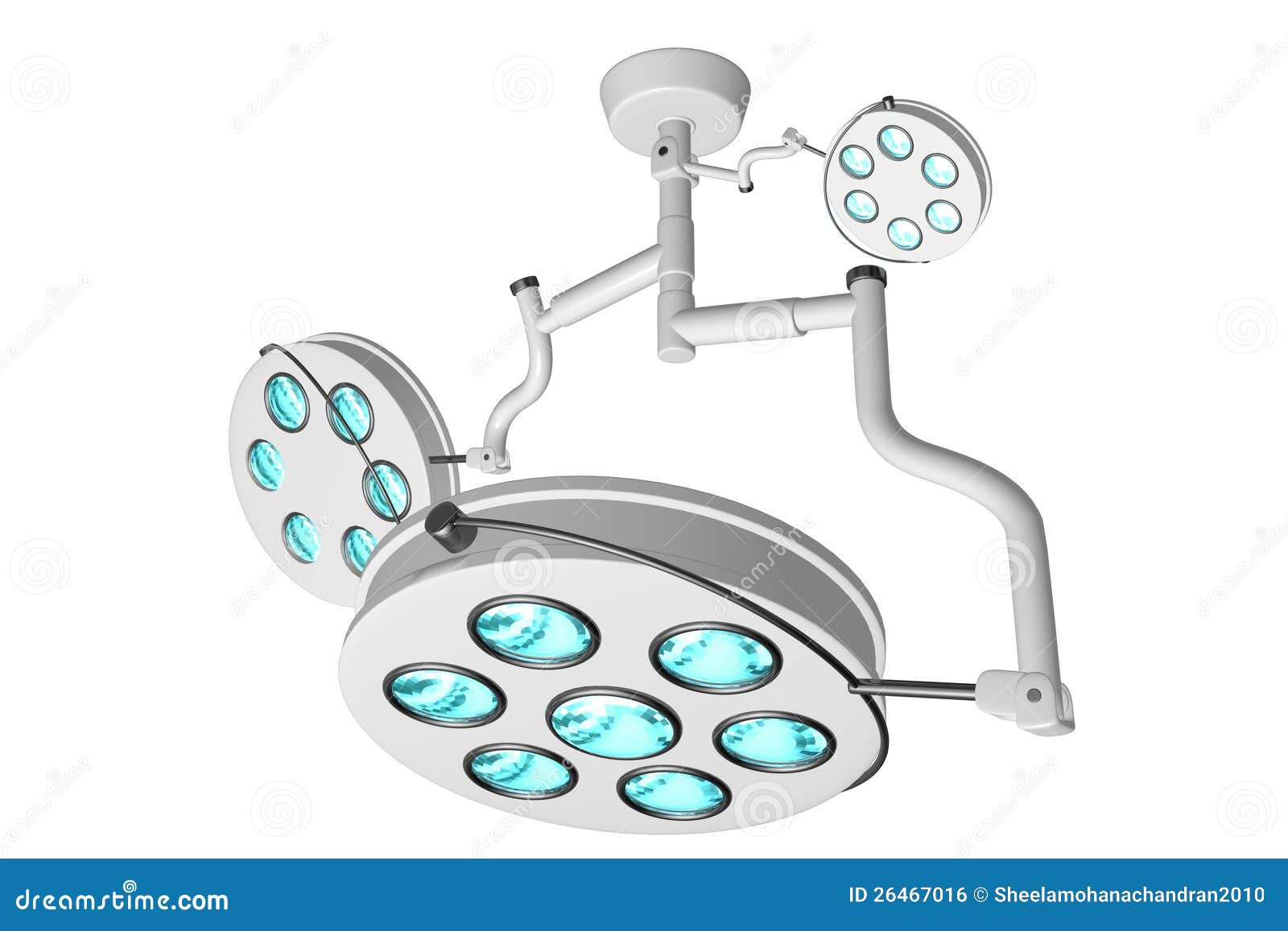 Operation theatre light stock illustration. Illustration of operation ...