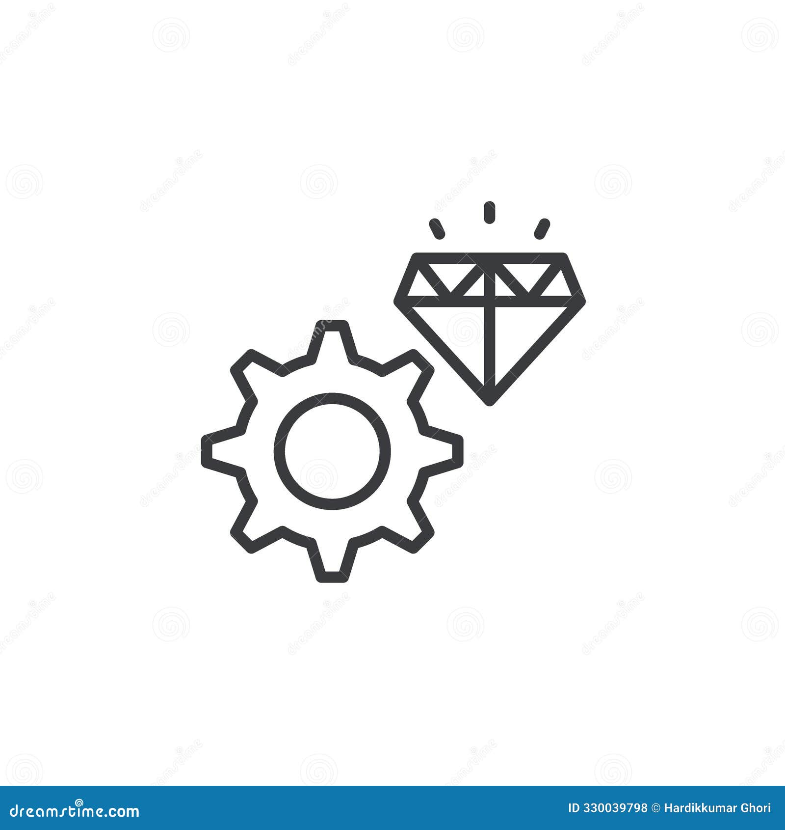 Operational Excellence Outline Icon Collection Or Set. Operational ...