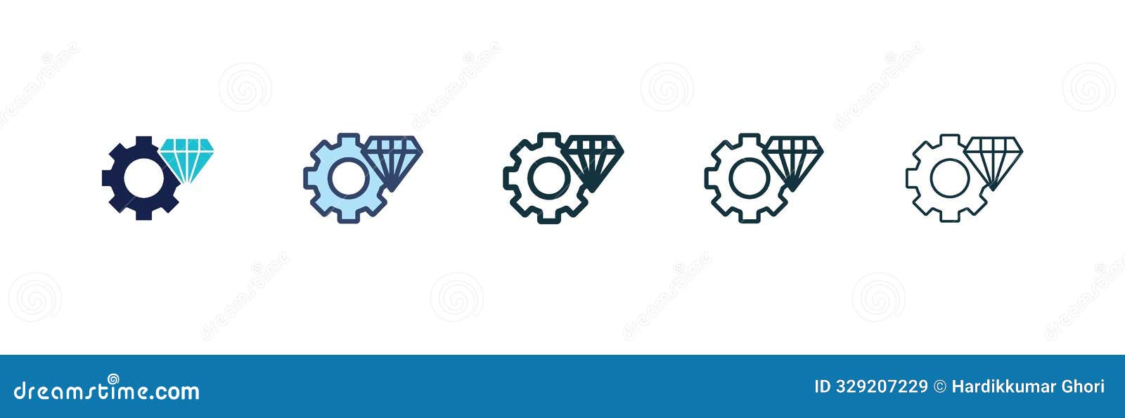 Operational Excellence Outline Icon Collection Or Set. Operational ...