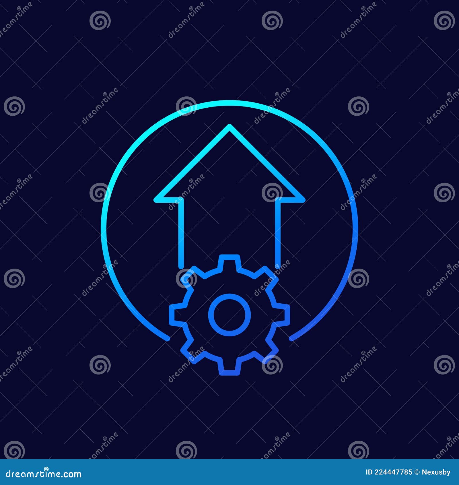 Operational Excellence Linear Icon Stock Vector - Illustration of ... Operational Excellence Linear Icon Stock Vector - Illustration of ...