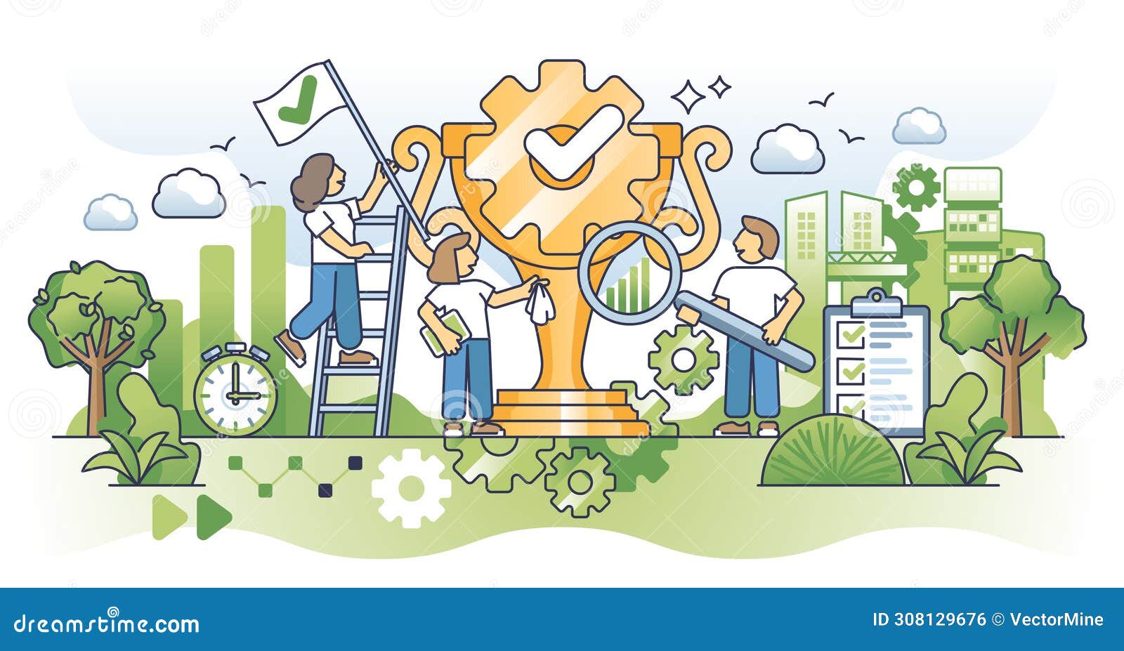 Operational Excellence or OE As Effective Business Process Outline ...