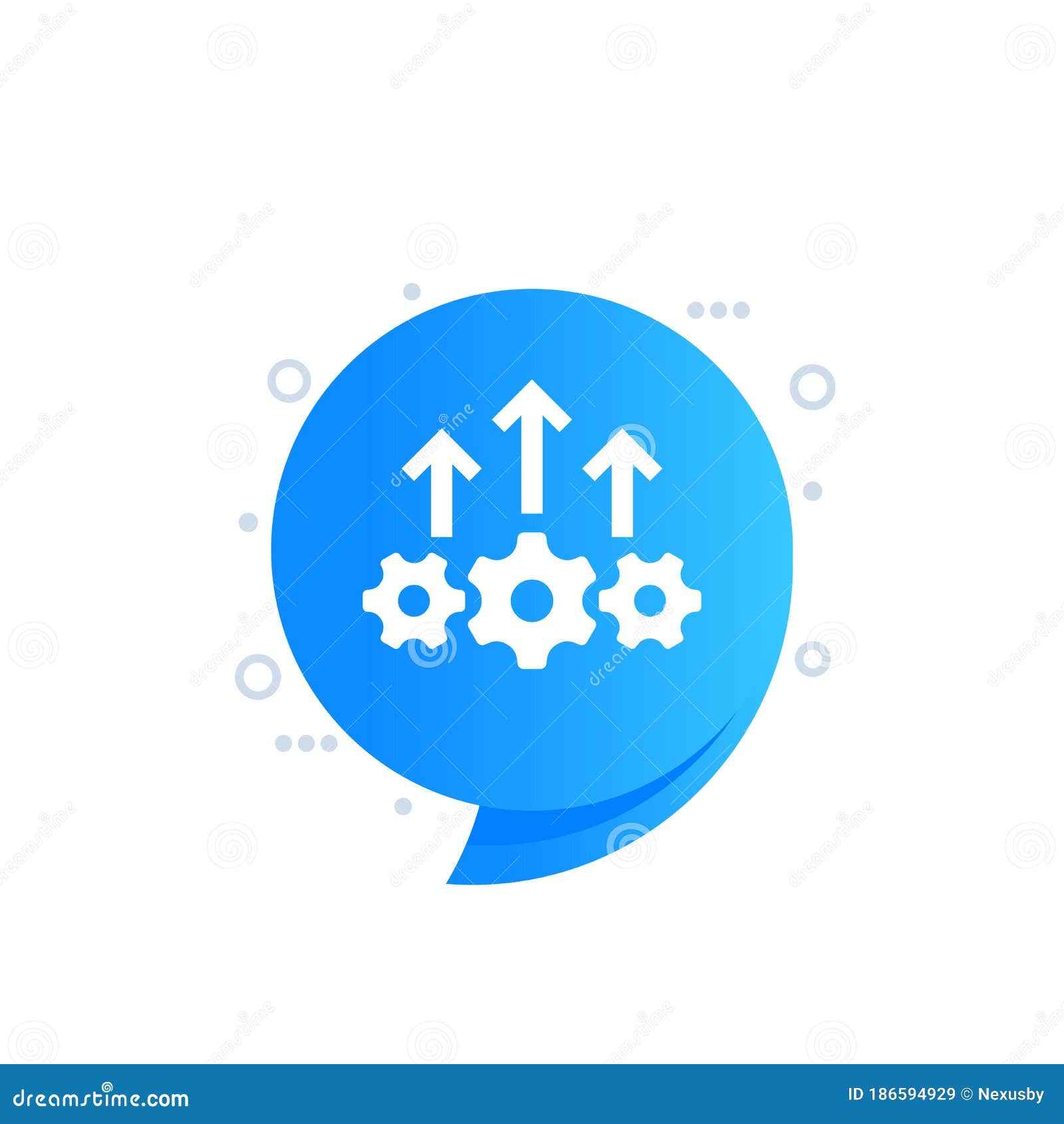 Operational Excellence, Production Growth Icon Stock Illustration ... Operational Excellence, Production Growth Icon Stock Illustration ...