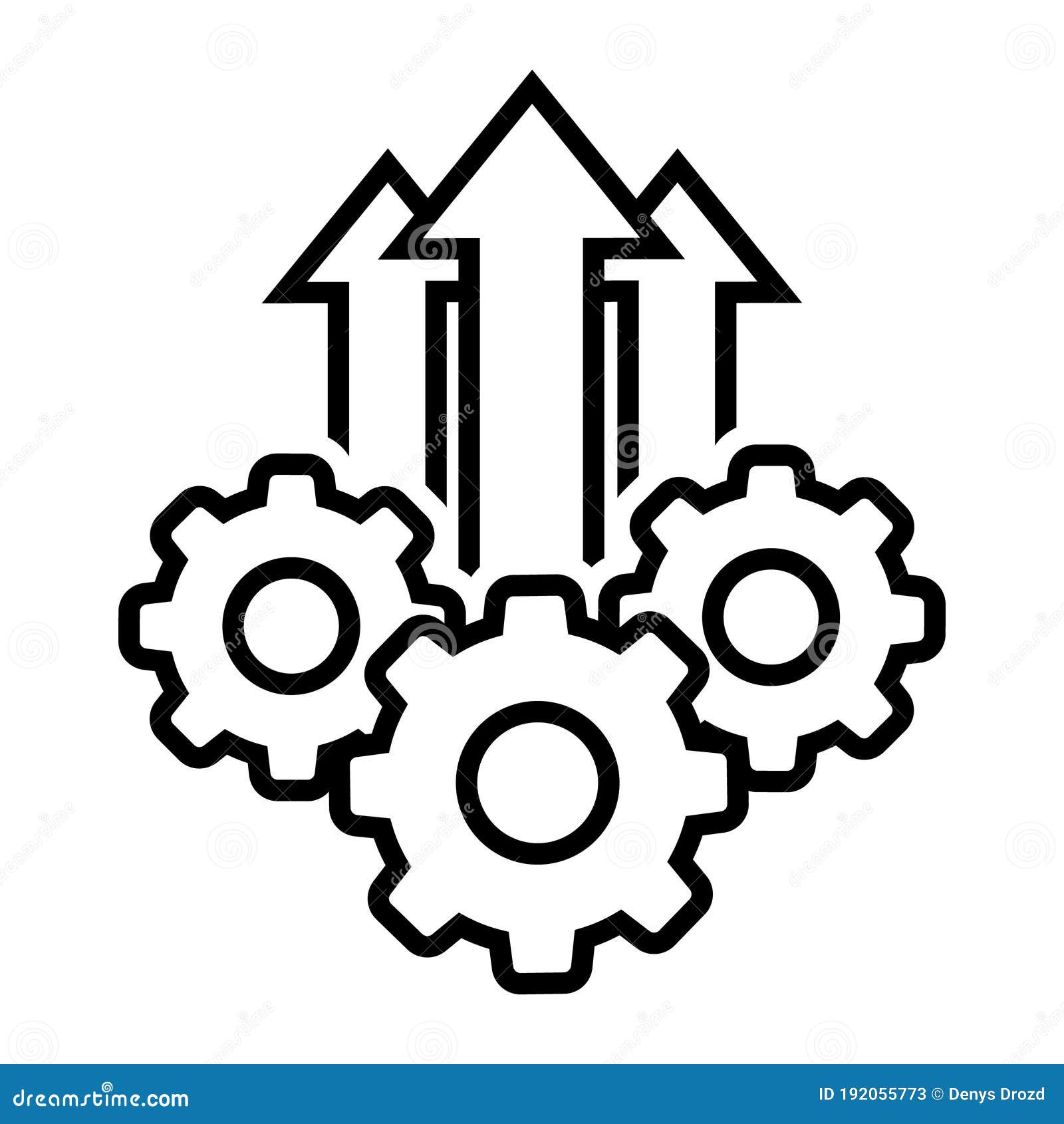 Operational Excellence Vector Icon, Production Growth Illustration Sign ... Operational Excellence Vector Icon, Production Growth Illustration Sign ...