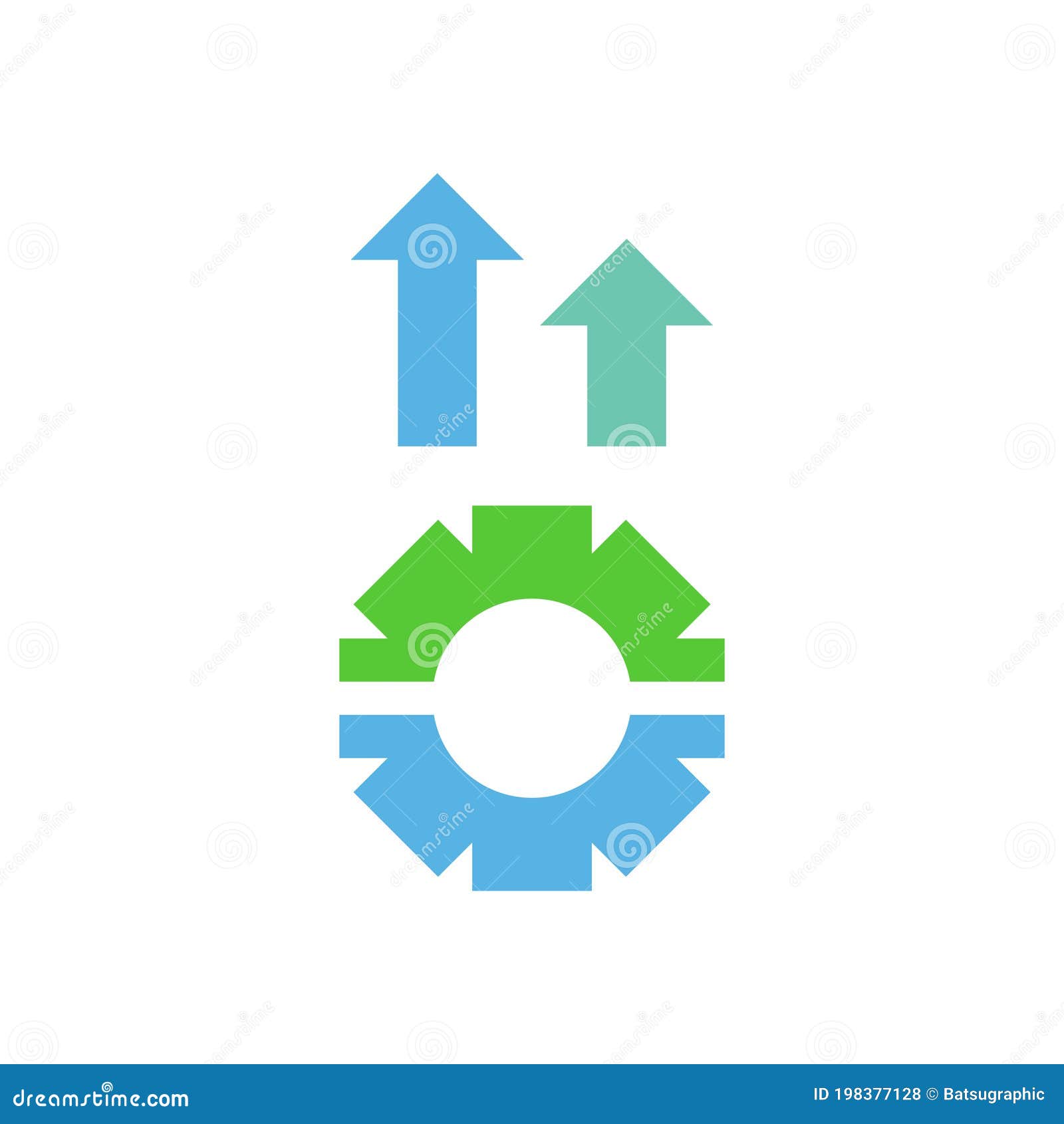Operational Excellence Vector Logo Design Template Stock Vector ...