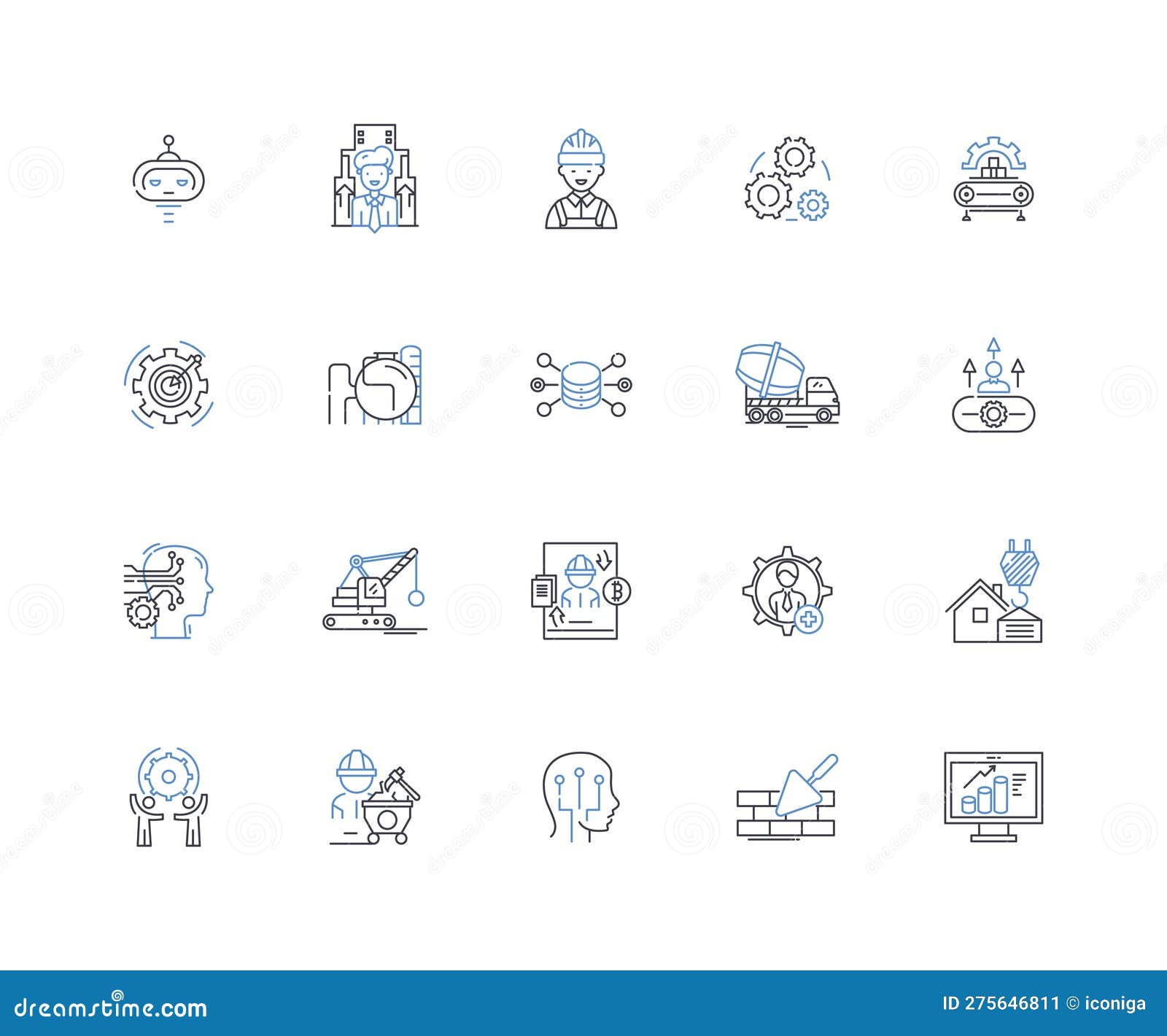 Operational Line Icons Collection. Efficiency, Functionality ... Operational Line Icons Collection. Efficiency, Functionality ...
