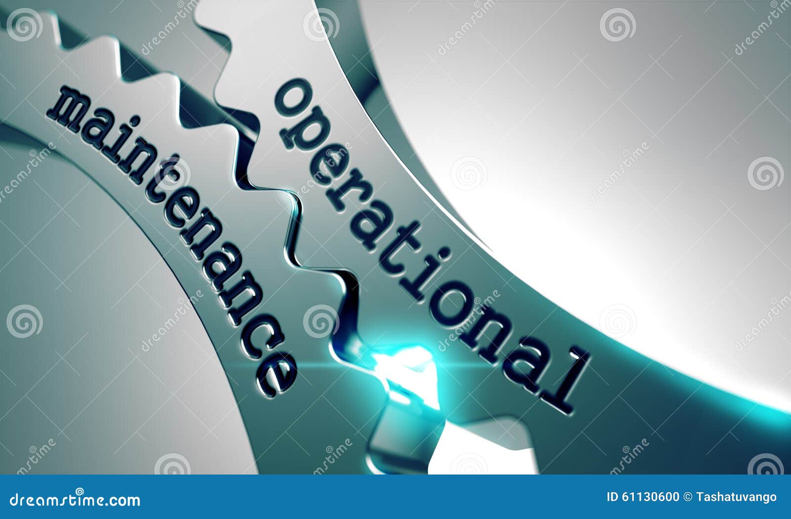 Operational Maintenance on Metal Gears Stock Illustration ...