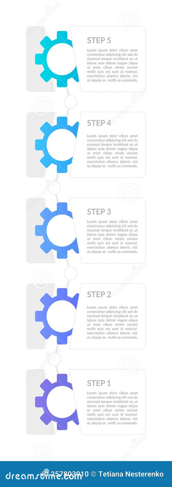 Operational Processes Infographic Chart Design Template Stock Vector ...