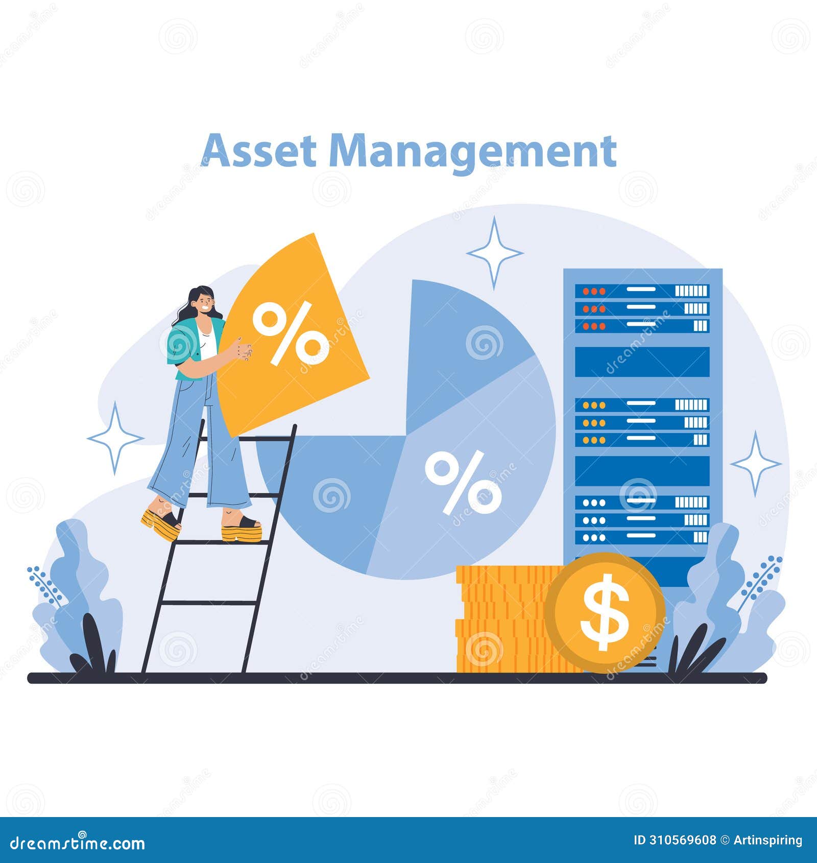 Operational Processes and Technologies Concept. Flat Vector ...