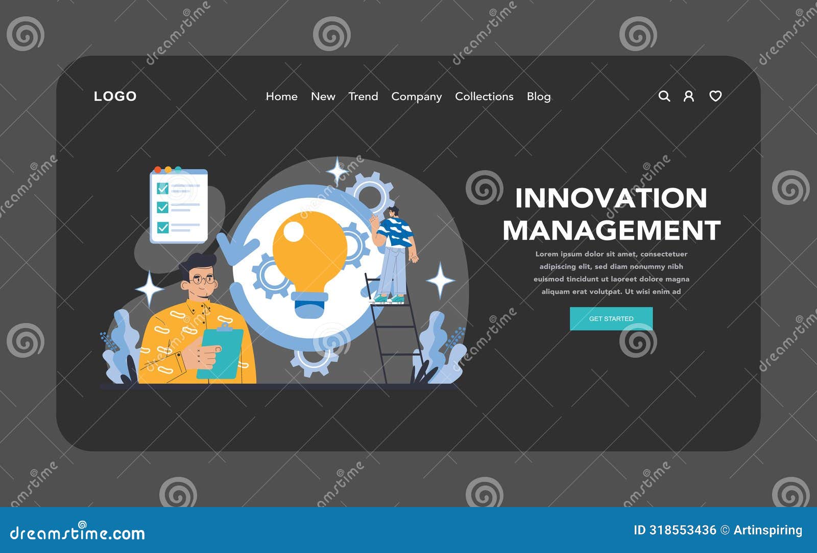 Operational Processes and Technologies Concept Stock Vector ...