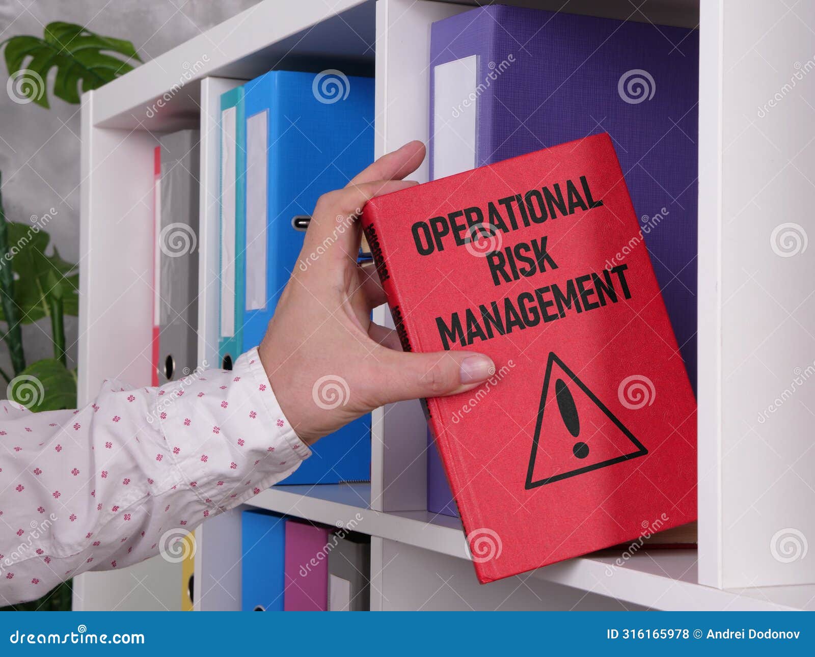 Operational Risk Management is Shown Using the Text Stock Photo - Image ...