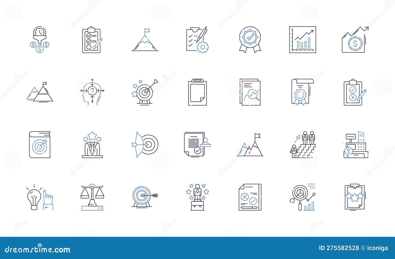 Operational Structure Line Icons Collection. Hierarchy, Organization ... Operational Structure Line Icons Collection. Hierarchy, Organization ...
