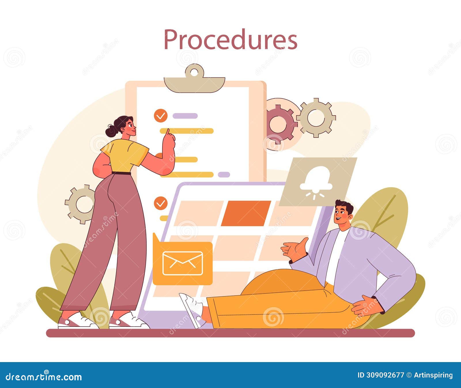 Operational Workflow Optimization Concept. Streamlining Tasks for Business Efficiency Stock ...