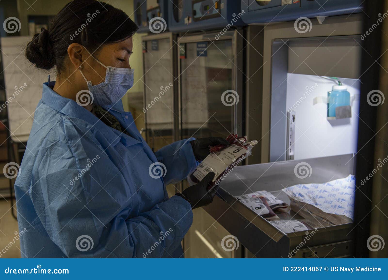 Daily Operations In The Blood Bank Aboard USNS Comfort Picture. Image ...