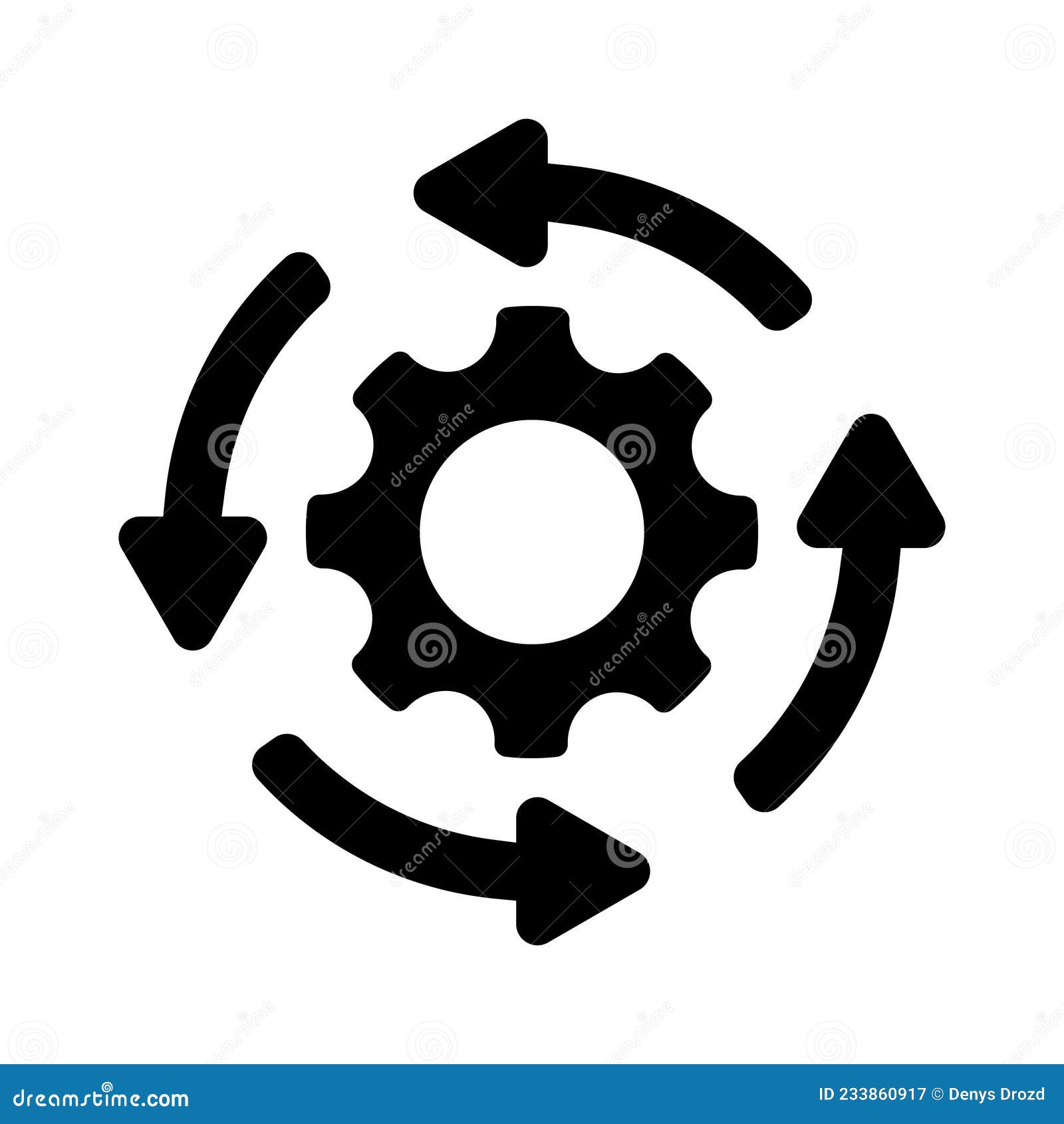 Operations Icon Vector. Workflow Illustration Sign. Work Flow Symbol ...