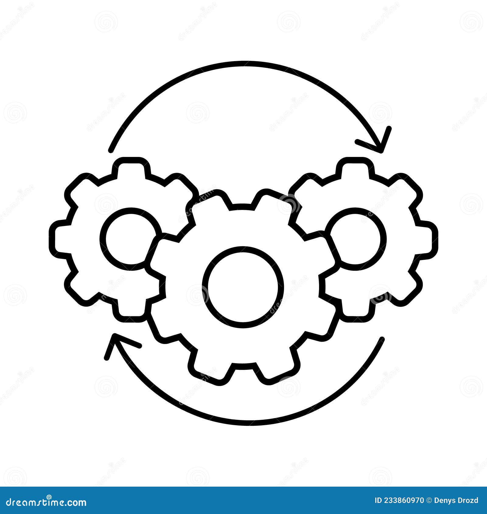 Operations Icon Vector. Workflow Illustration Sign. Work Flow Symbol ...