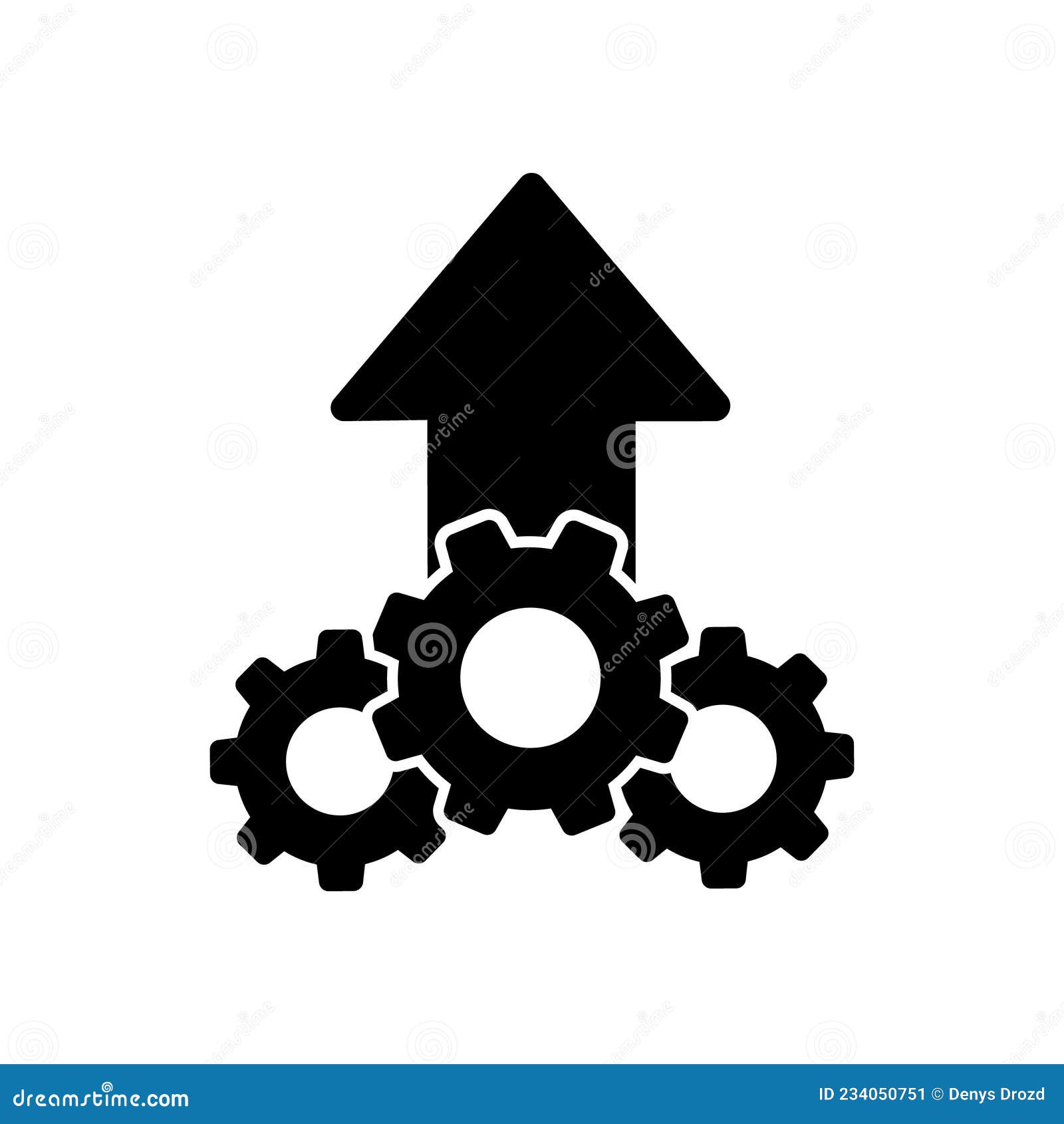 Operations Icon Vector. Workflow Illustration Sign. Work Flow Symbol ...
