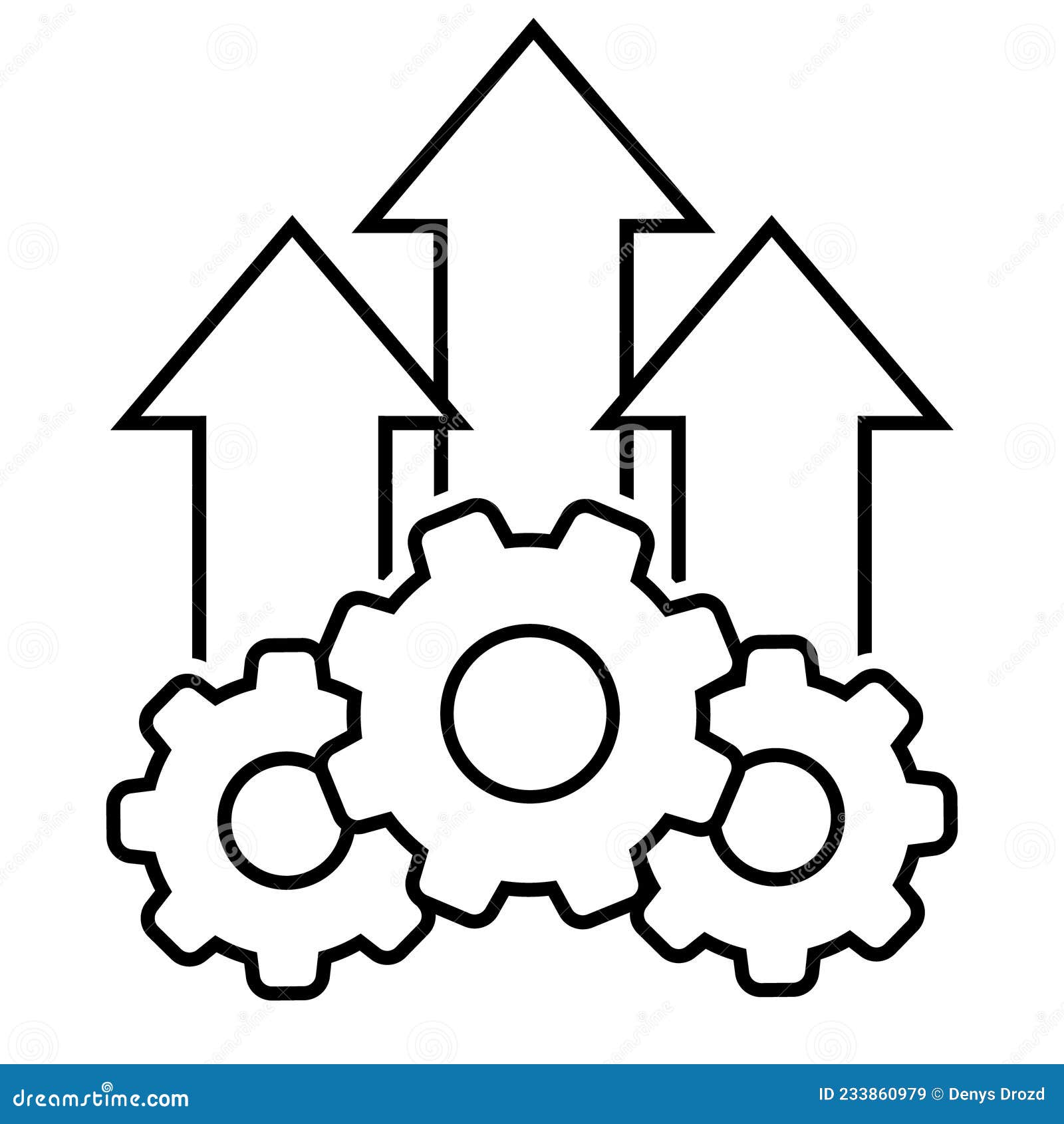 Operations Icon Vector. Workflow Illustration Sign. Work Flow Symbol ...