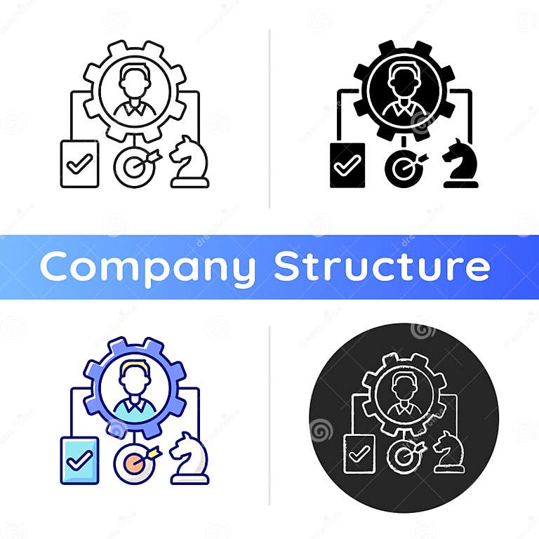 Operations management icon stock vector. Illustration of corporate ...