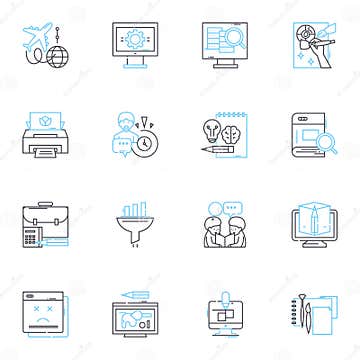 Operations Manual Linear Icons Set. Standardization, Guidelines ...