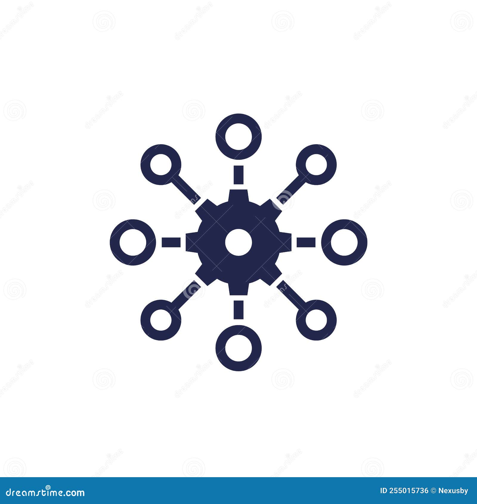 Operations or Process Icon, Vector Stock Vector - Illustration of ...