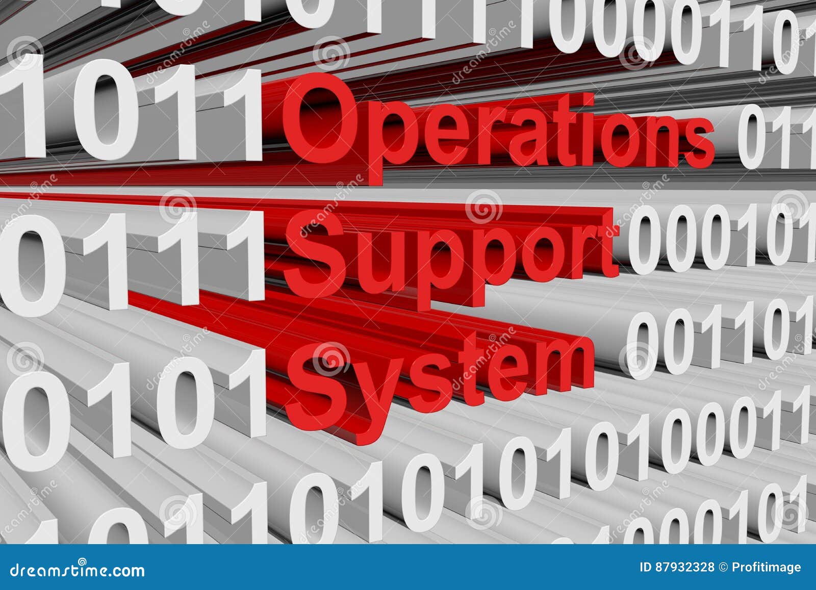 Operations support system stock illustration. Illustration of service ...
