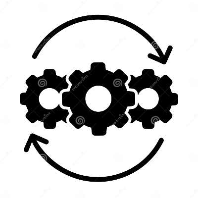 Operations Vector Icon. Process Illustration Sign. Support Symbol ...