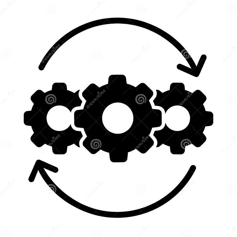 Operations Vector Icon. Process Illustration Sign. Support Symbol ...