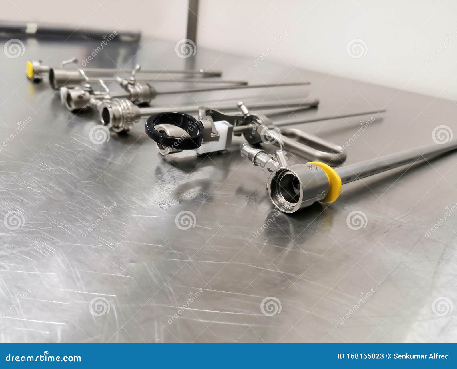 OPERATIVE HYSTEROSCOPY SET stock image. Image of coagulation - 168165023
