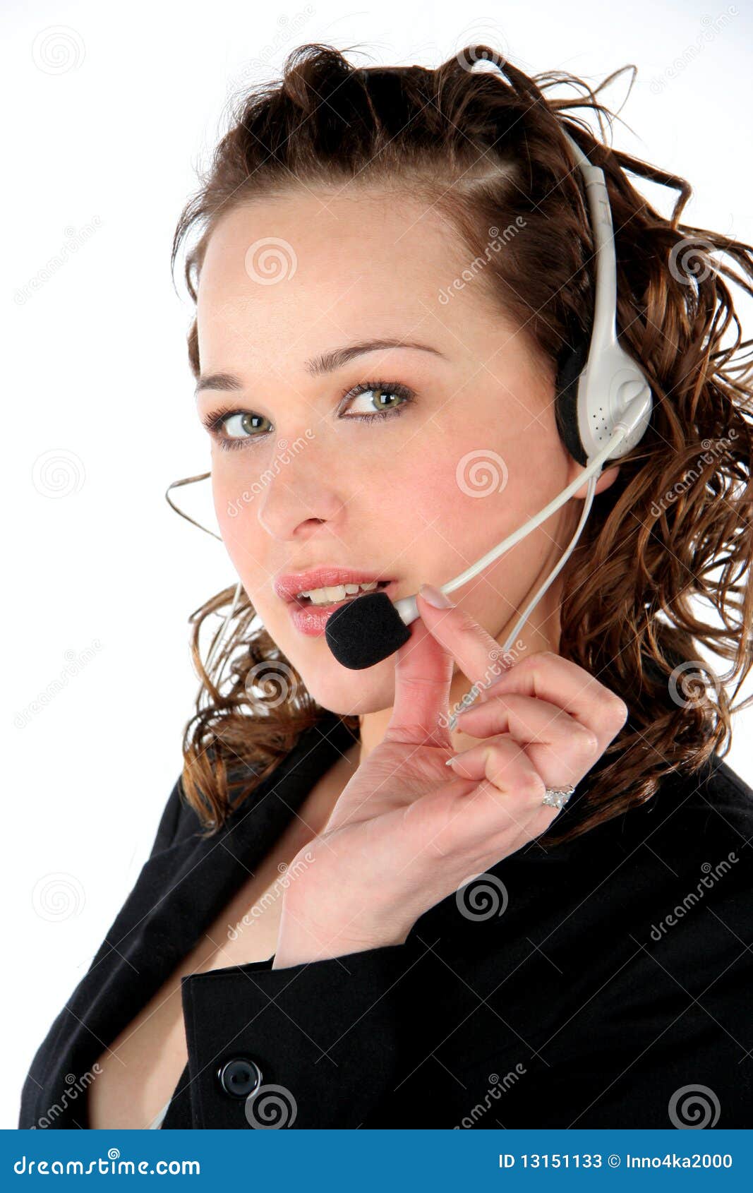 Operator stock image. Image of beauty, women, tehnology - 13151133