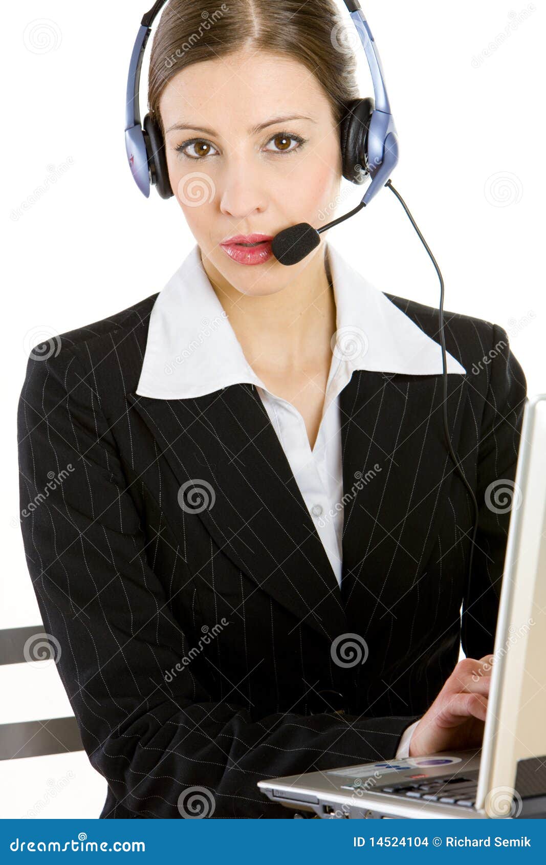 Operator stock photo. Image of clerk, businesswoman, computer - 14524104