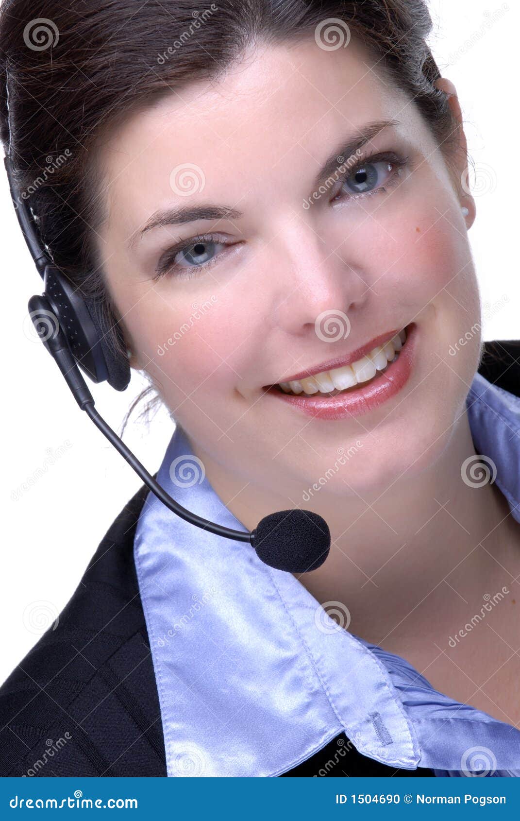 Operator stock photo. Image of headset, pinstripe, marketing - 1504690