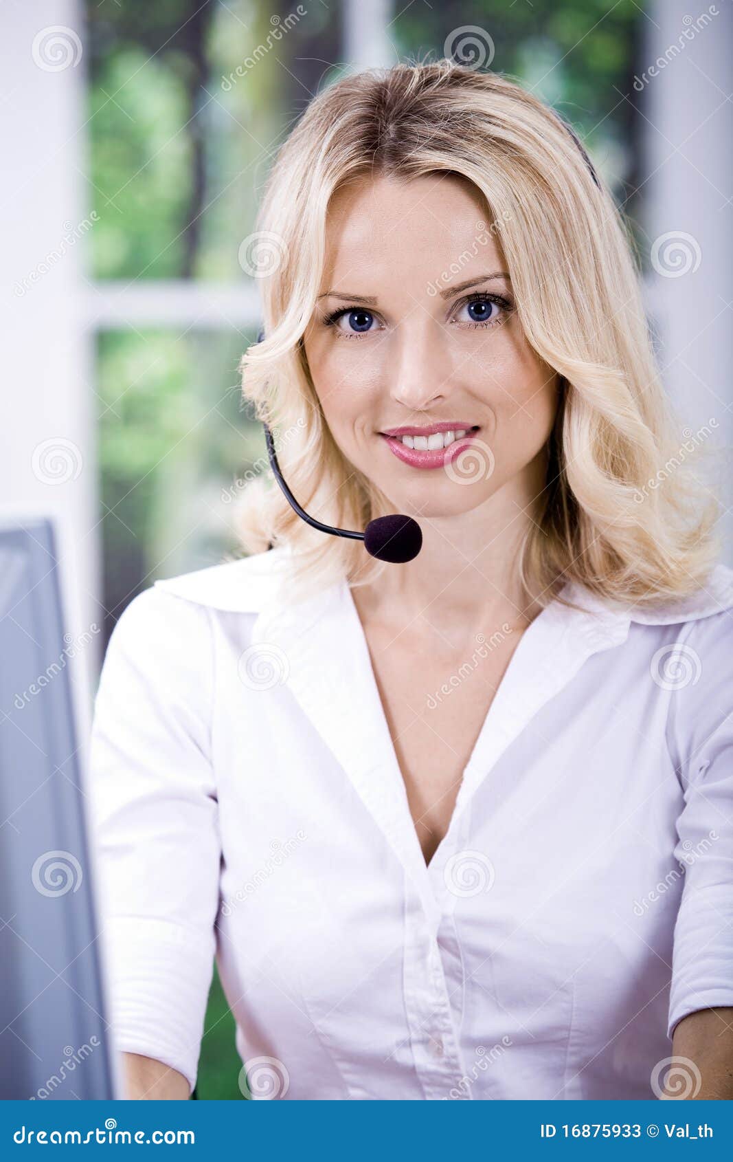 Operator stock image. Image of women, females, support - 16875933