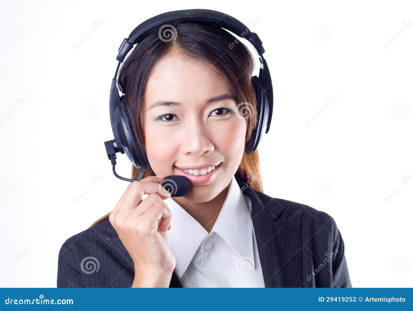 Operator stock photo. Image of female, online, caucasian - 29419252